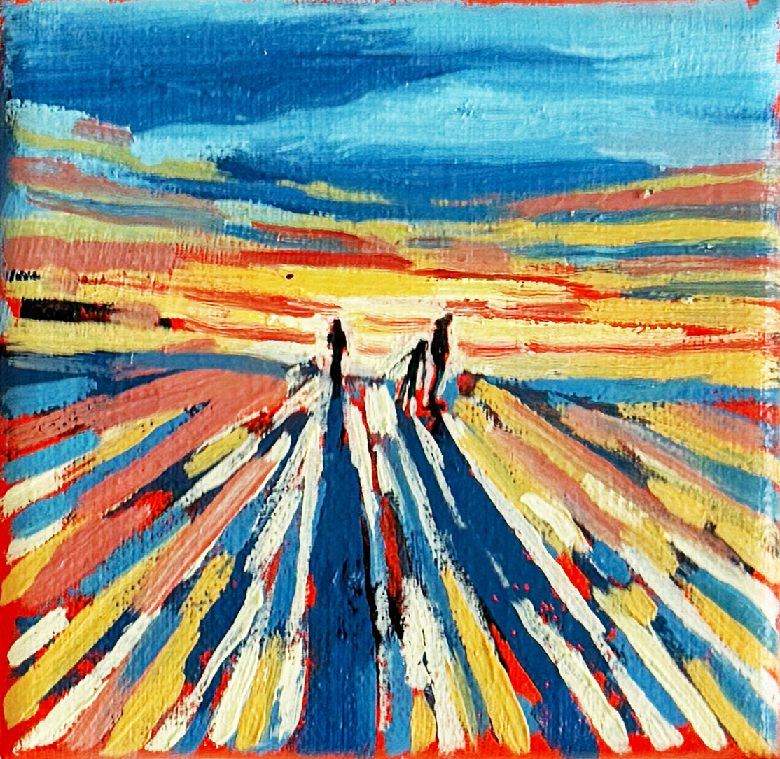 Joseph Davey - Wobble - Oil on canvas – Galleri Helle Knudsen