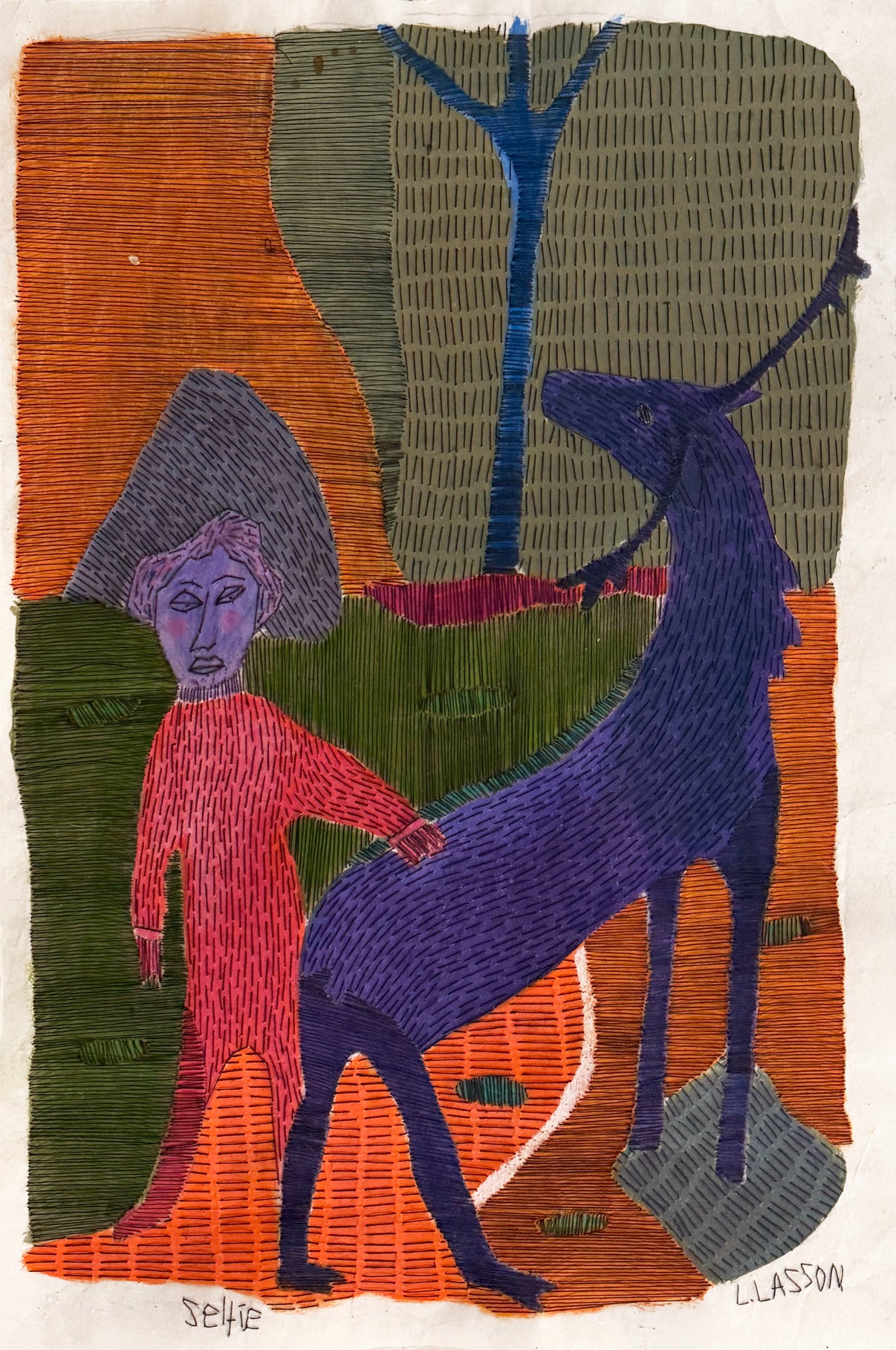 Linda Lasson - Selfie – Galleri Helle Knudsen
