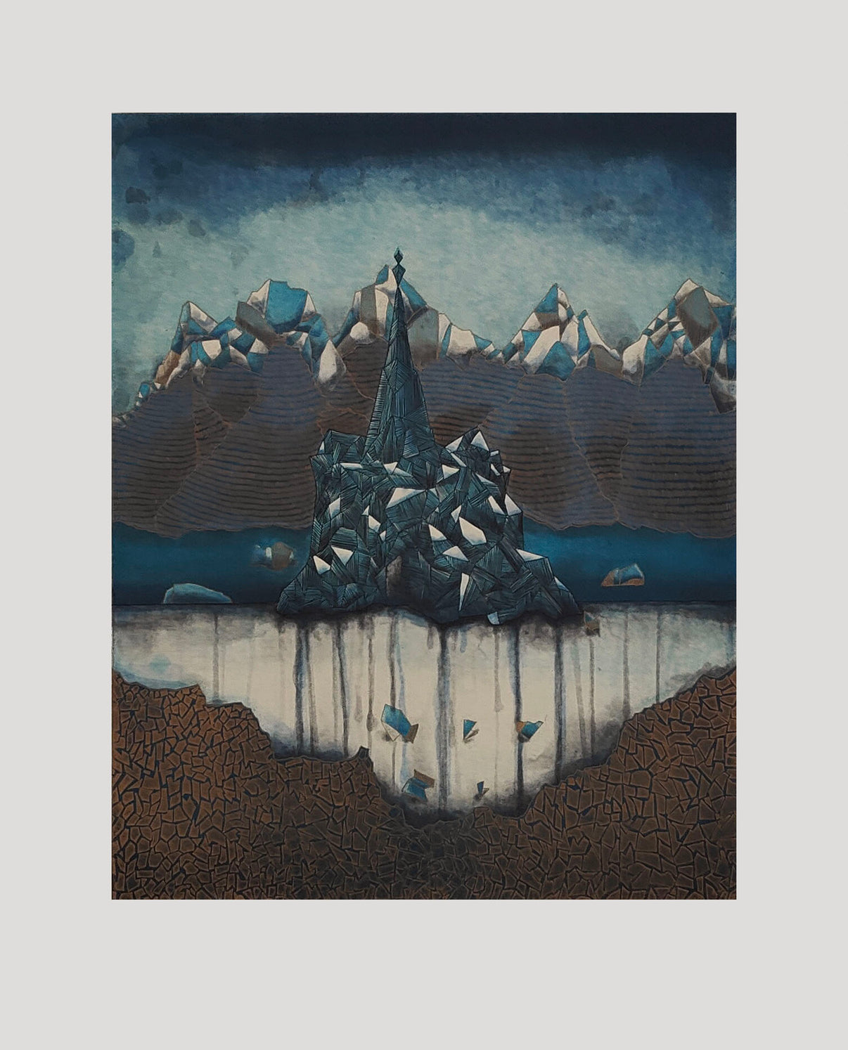 Niamh Flanagan - Uncertain Structures: Ice Palace - Etching – Galleri ...