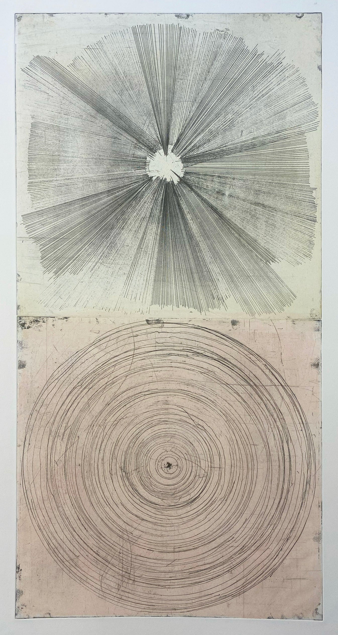 Jenny Olsson - Wind - Aquatint Etching – Galleri Helle Knudsen